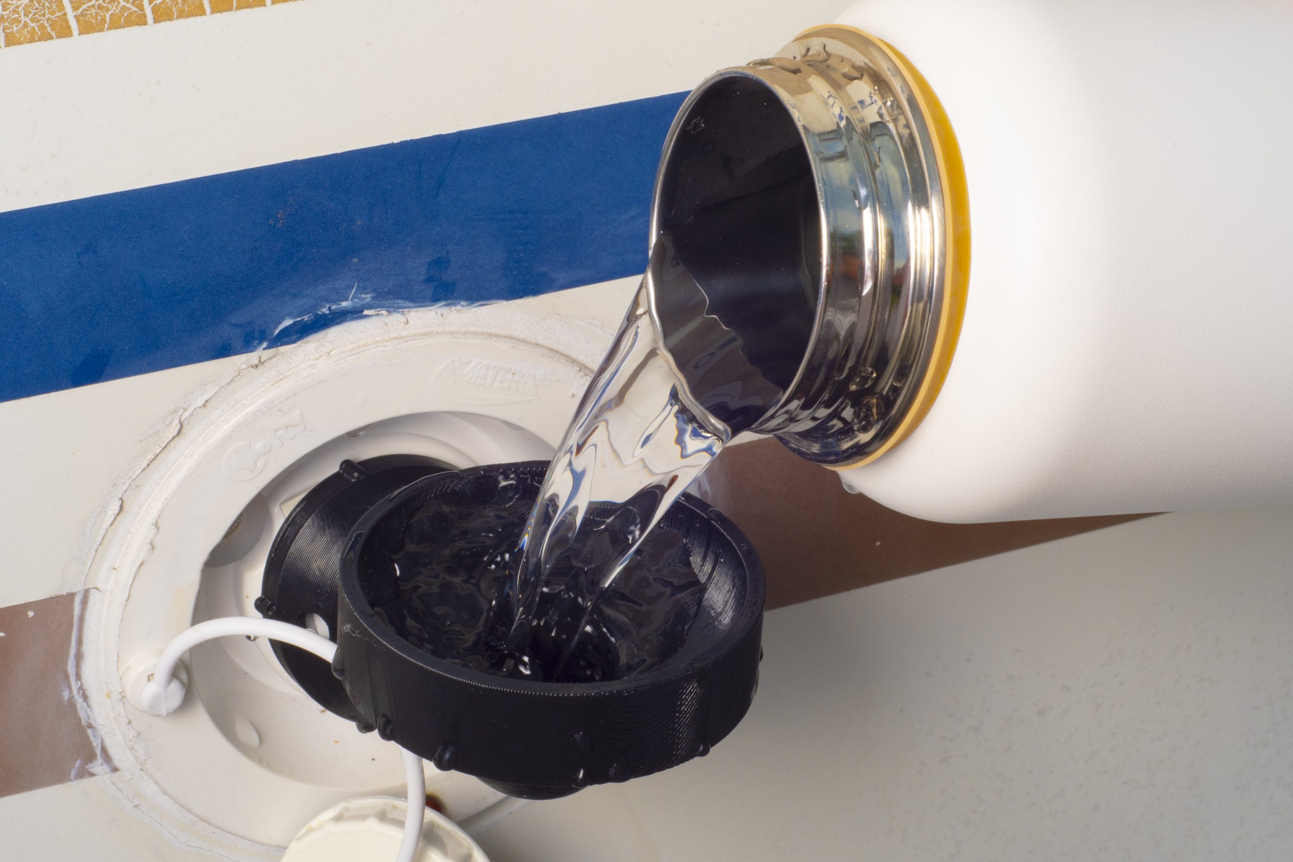 Large RV Travel Trailer Fresh Water Fill Funnel, Hands Free! – LB3D ...