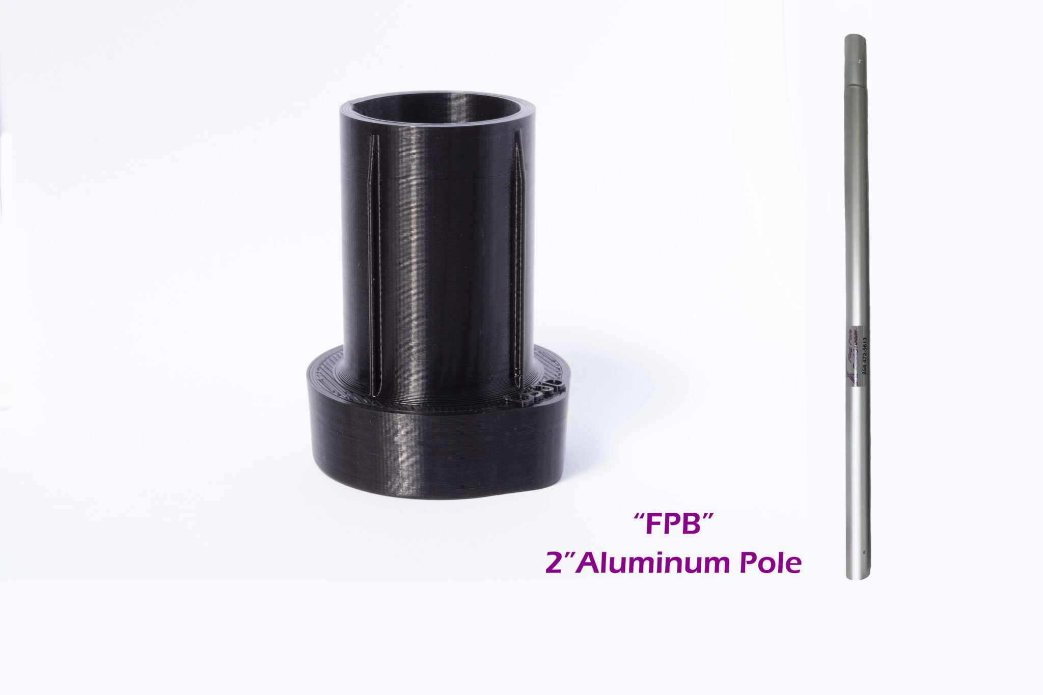 Starlink Gen 3 Standard “Kickstand” Dish Pole Mount Adapter for FPB 2″ Pole – LB3D Design Store